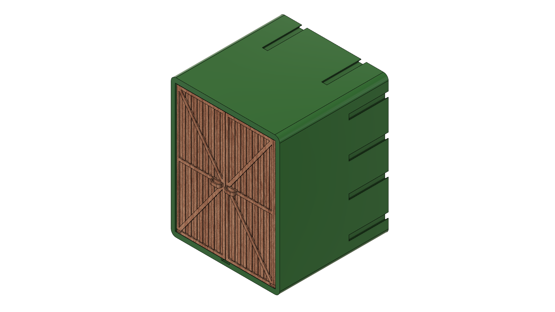 (Stackable Series) - Wooden Door Box by Moe Stone | Download free STL ...