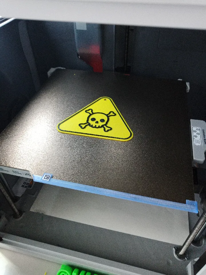 Death danger sign by michele MM3D | Download free STL model ...