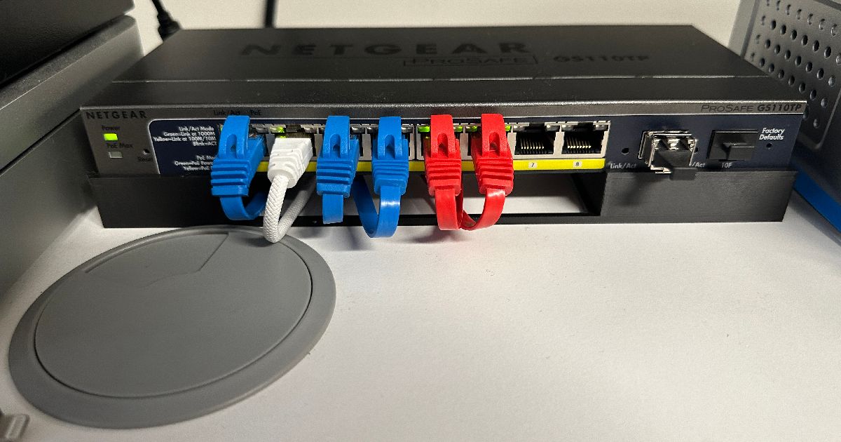 Riser for Netgear ProSafe GS110TP Switch (deep version) by Ememell ...