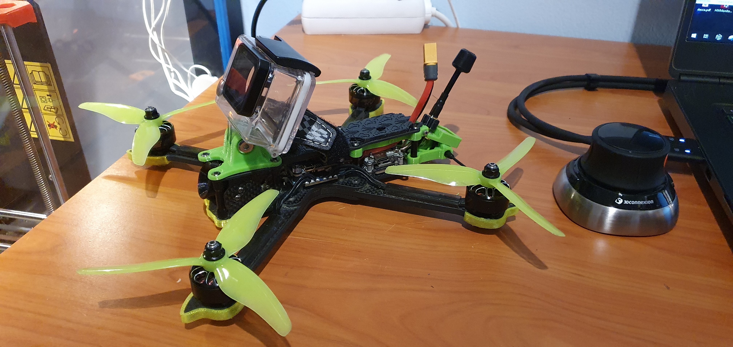 Iflight Nazgul V5 gopro, gps and tbs immortal T antenna by J | Download ...