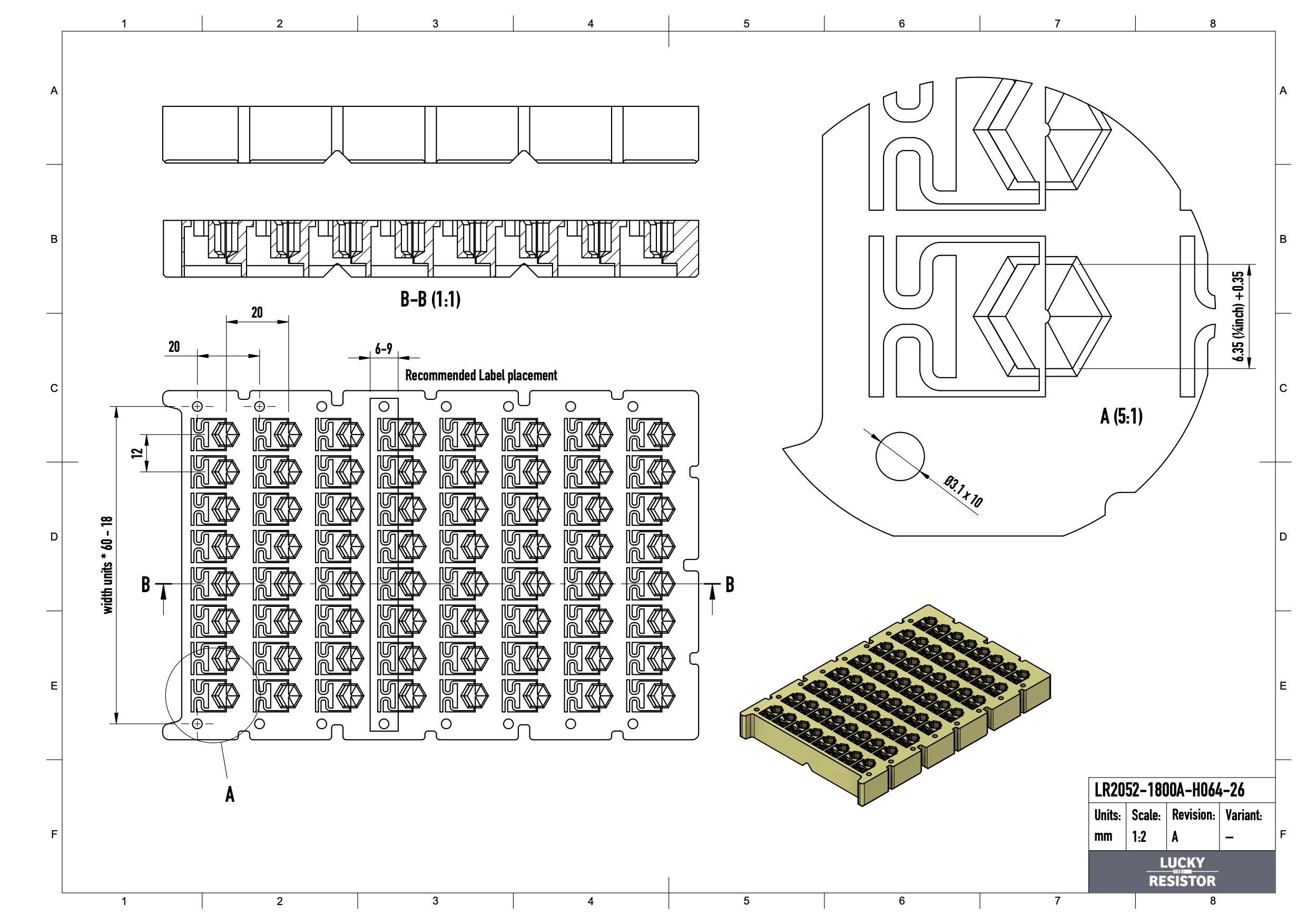 Tool Bit Holder Insert for LR2052 Storage Box System by Metikumi ...