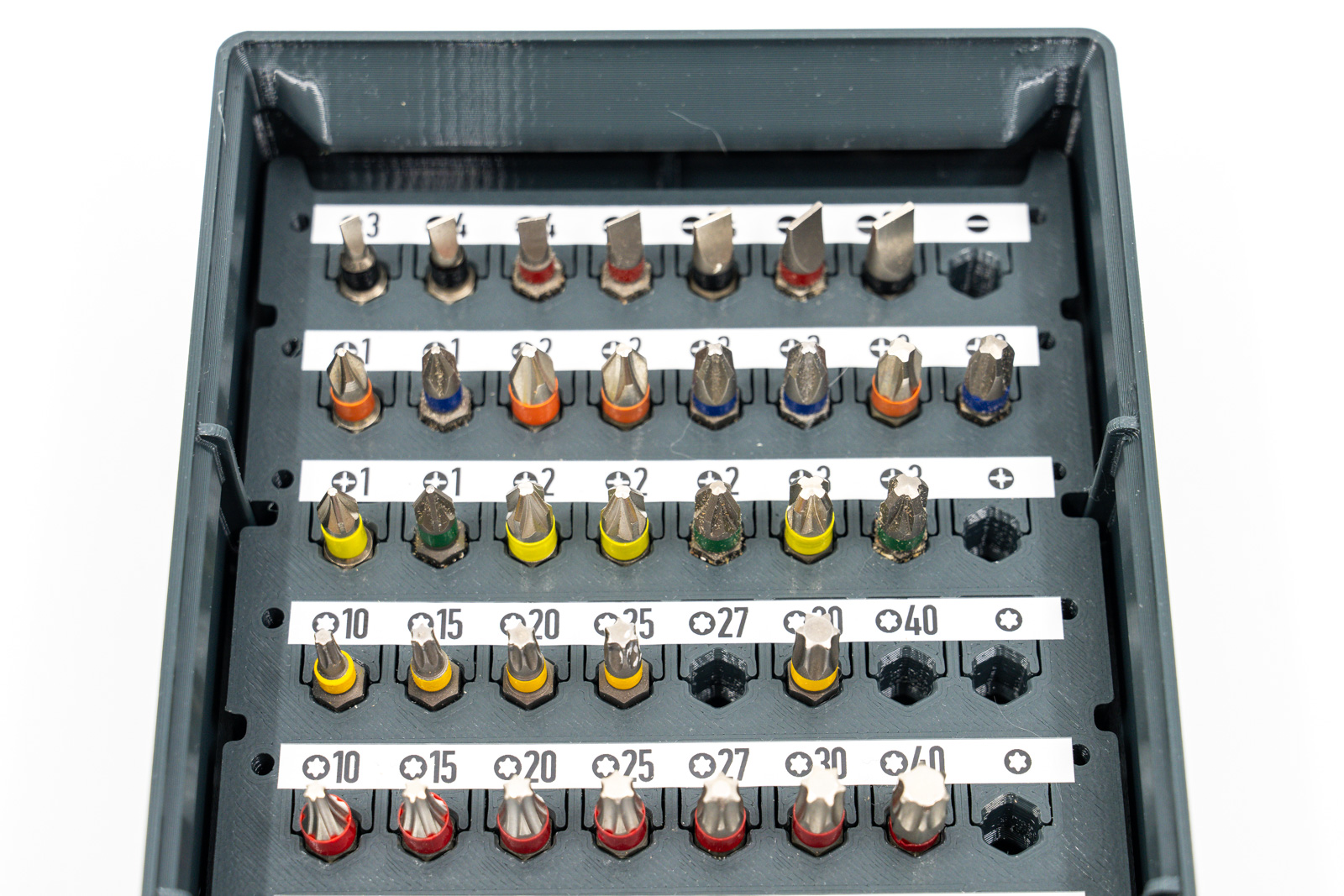 Tool Bit Holder Insert for LR2052 Storage Box System by Metikumi ...