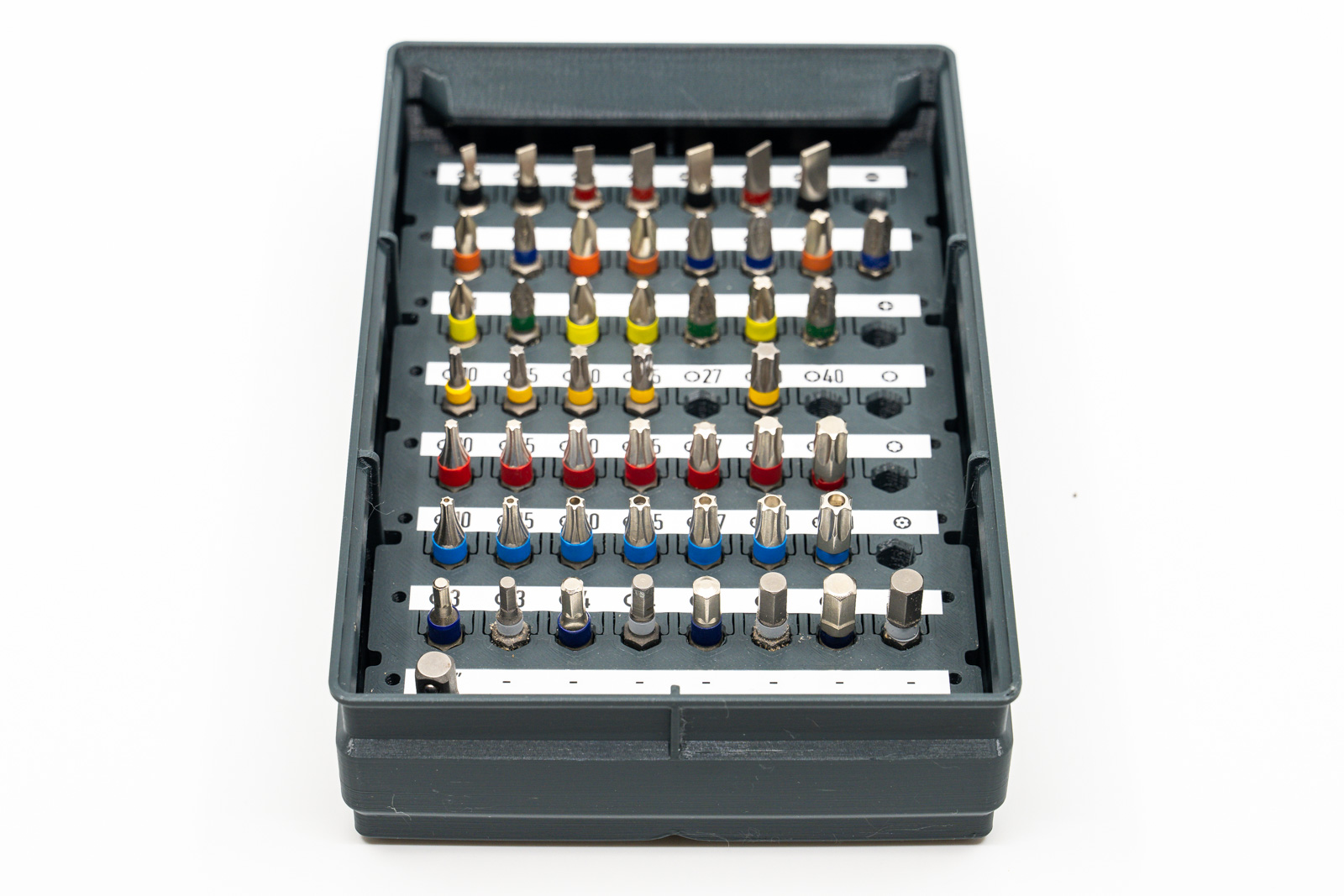 Tool Bit Holder Insert for LR2052 Storage Box System by Metikumi ...