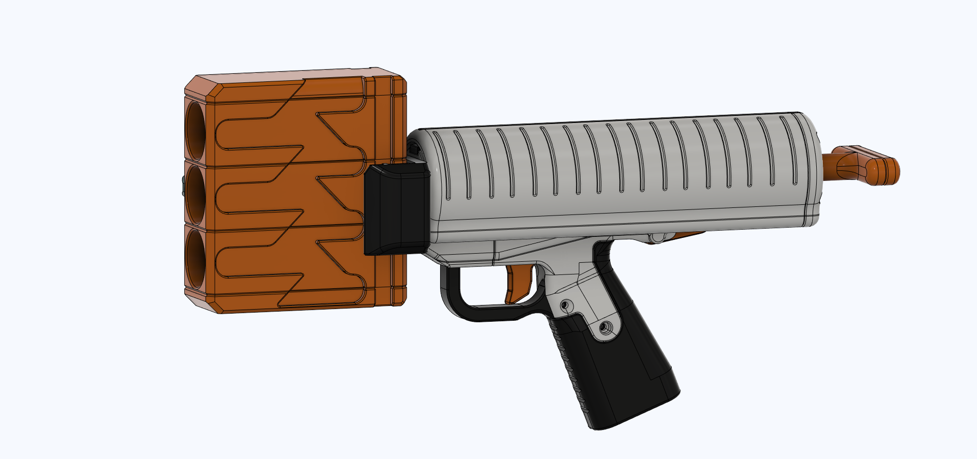 Thumper - Harmonica Clip Shotgun Blaster (Nerf Homemade) by Sillybutts ...