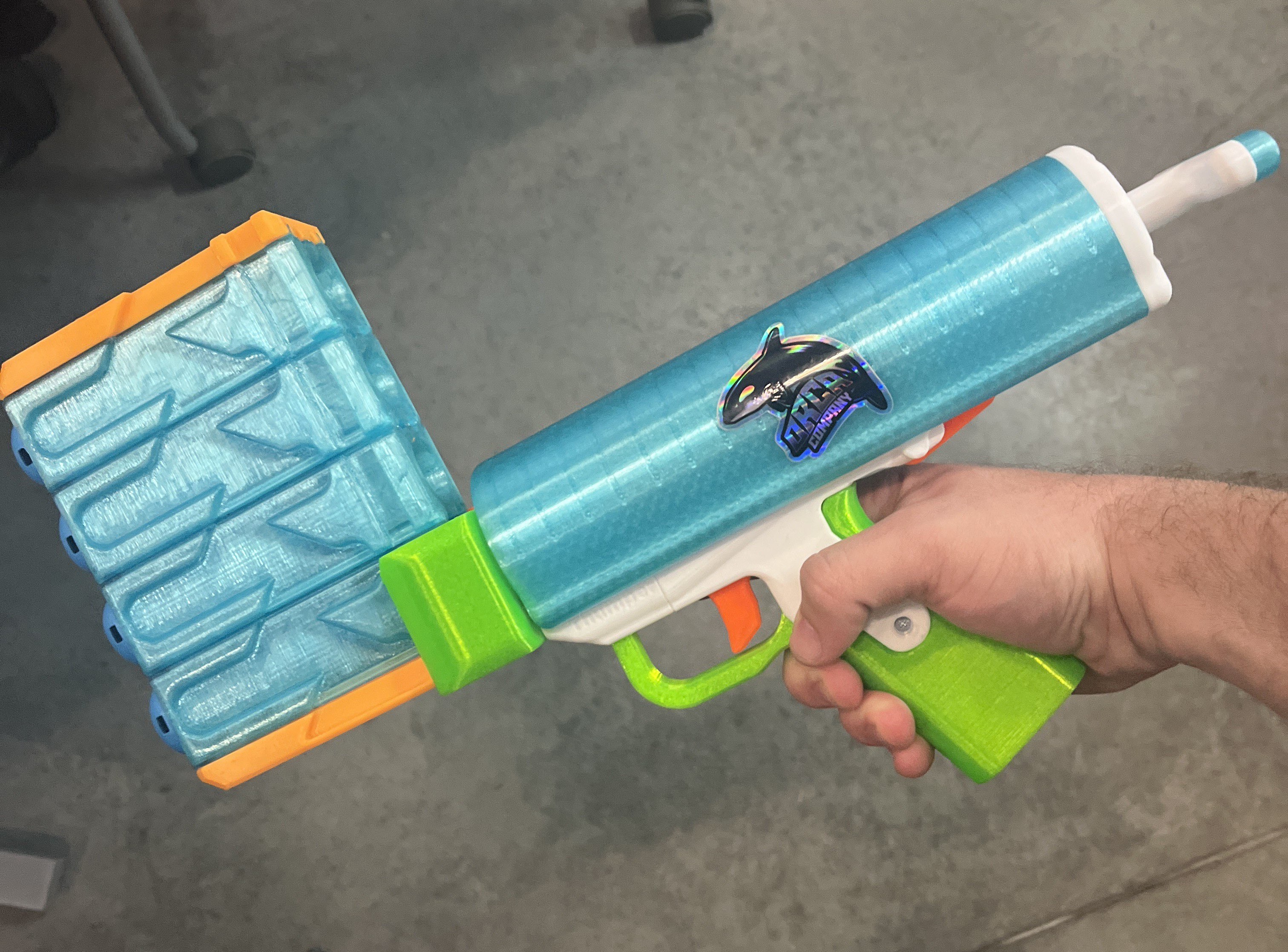 Thumper - Harmonica Clip Shotgun Blaster (Nerf Homemade) by Sillybutts ...