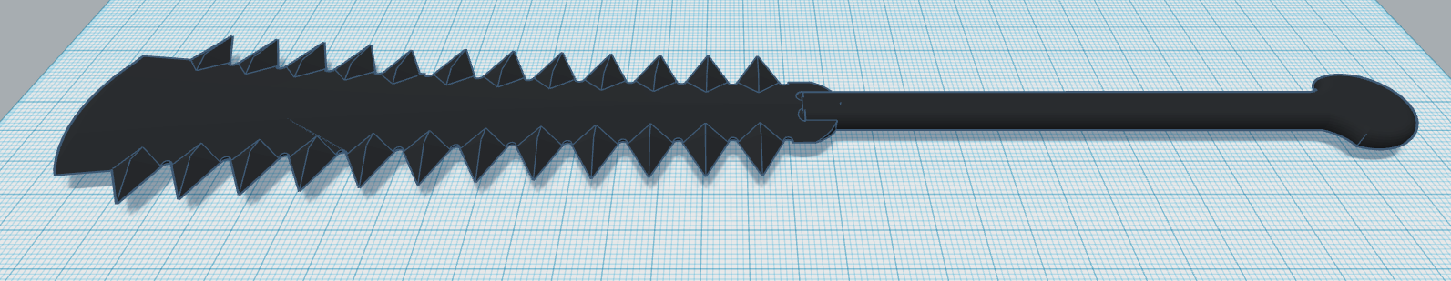 Polynesian war 3 (32 in Long) by Peter Ennist | Download free STL model ...
