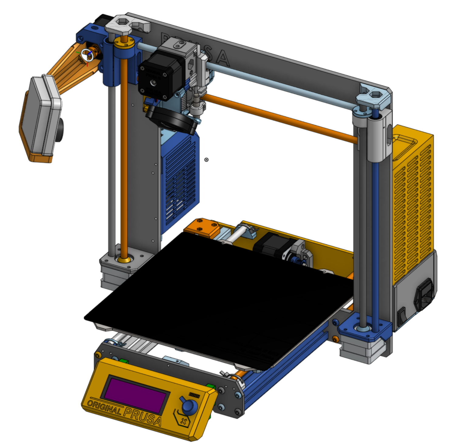 Beagle V2 camera mount for Prusa MK3 by Rafael | Download free STL ...