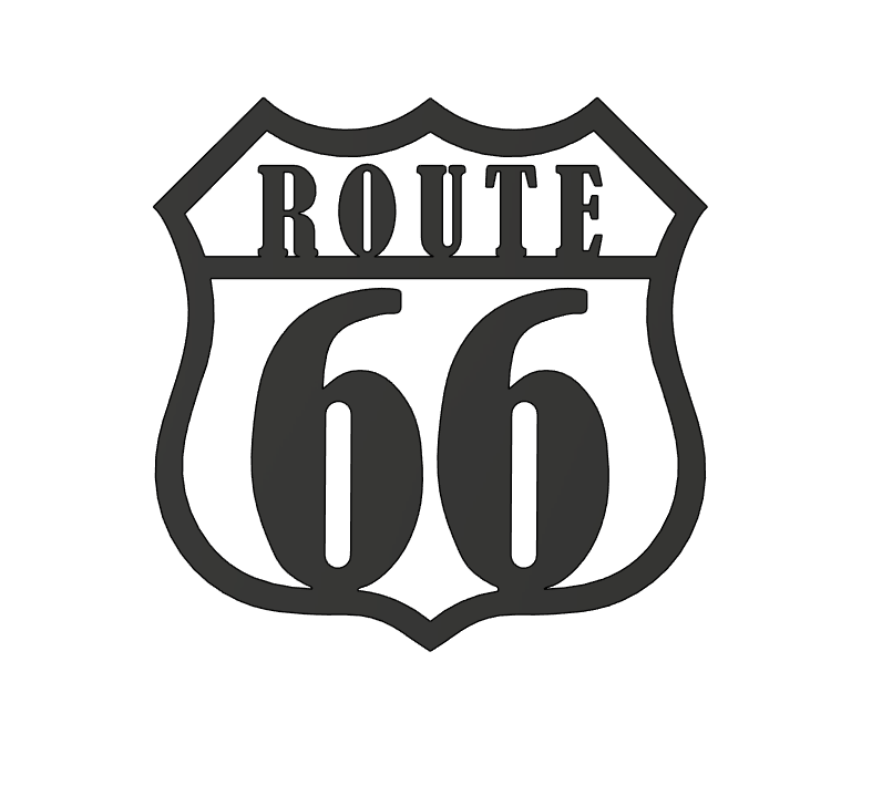Route 66 by DickF | Download free STL model | Printables.com
