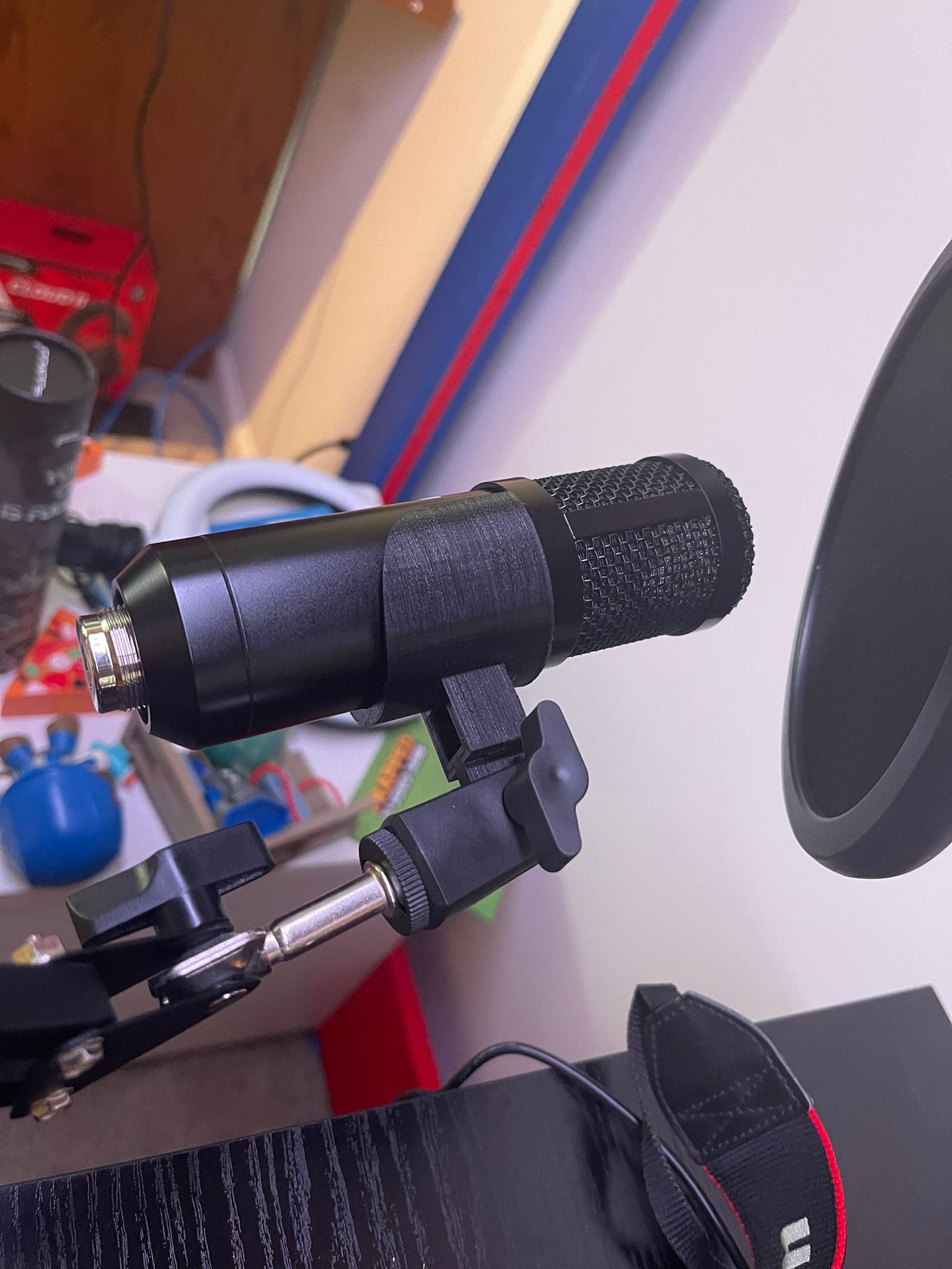 Mic holder replacement - boom arm by Rato | Download free STL model ...