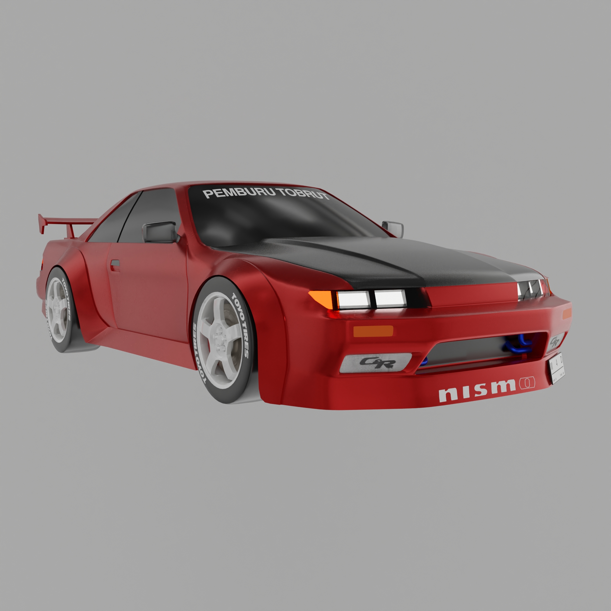 nissan silvia s13 by Mad_akar | Download free STL model | Printables.com
