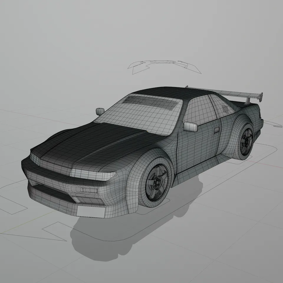 nissan silvia s13 by Mad_akar | Download free STL model | Printables.com