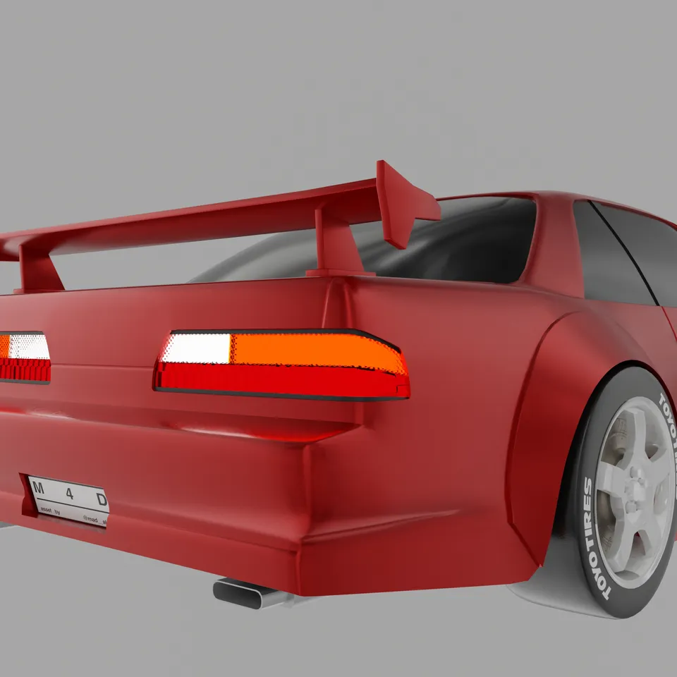 nissan silvia s13 by Mad_akar | Download free STL model | Printables.com