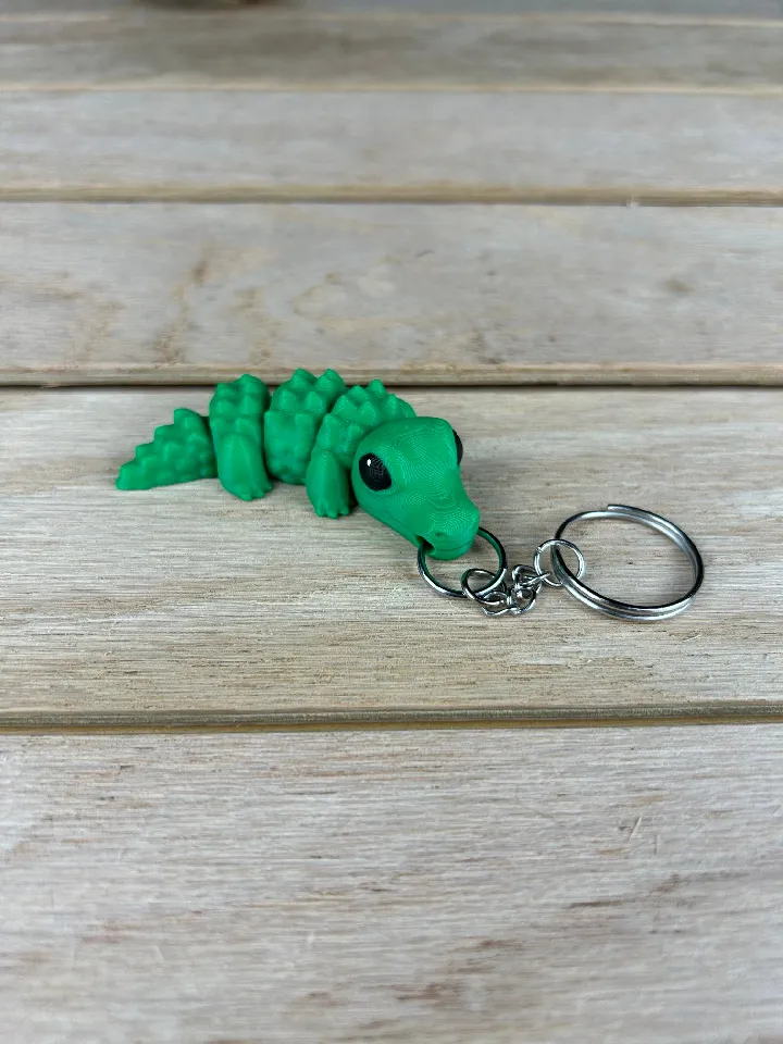 Gator Fidget Keychain by Built_Over_Bot | Download free STL model ...