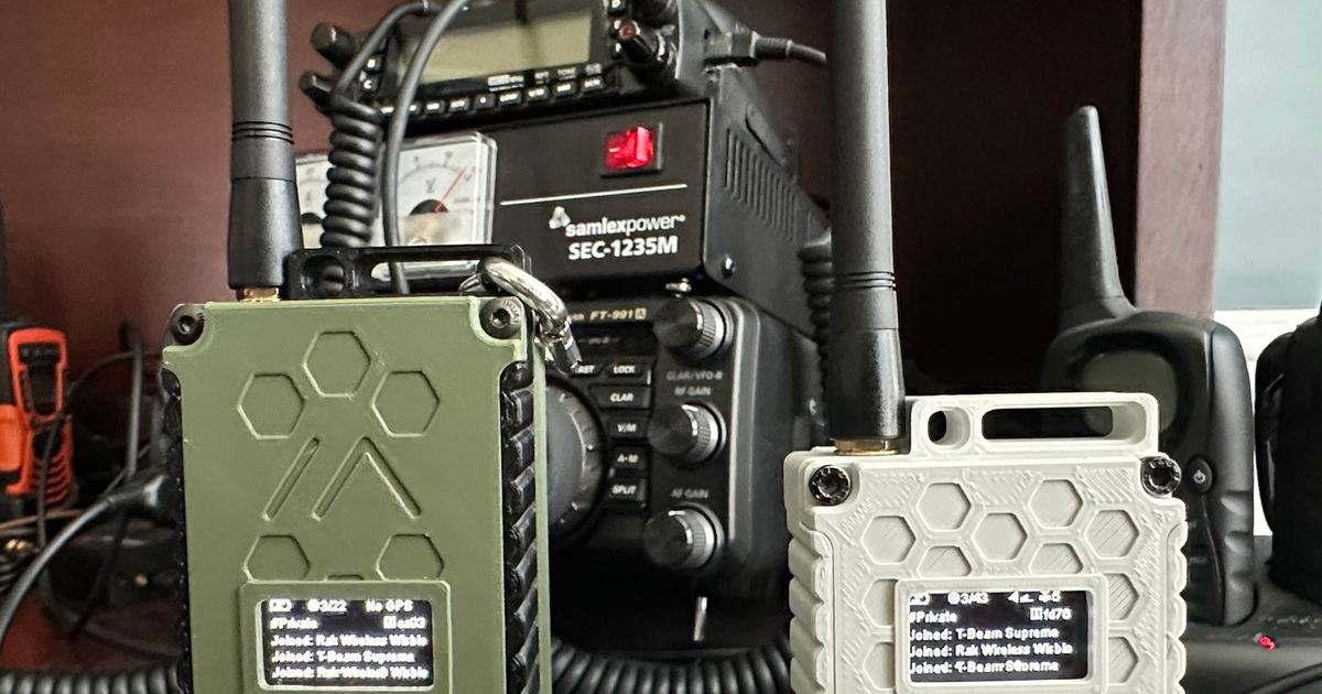 Rak Wireless Meshtastic Desktop Charging Stand by immortal1 | Download ...