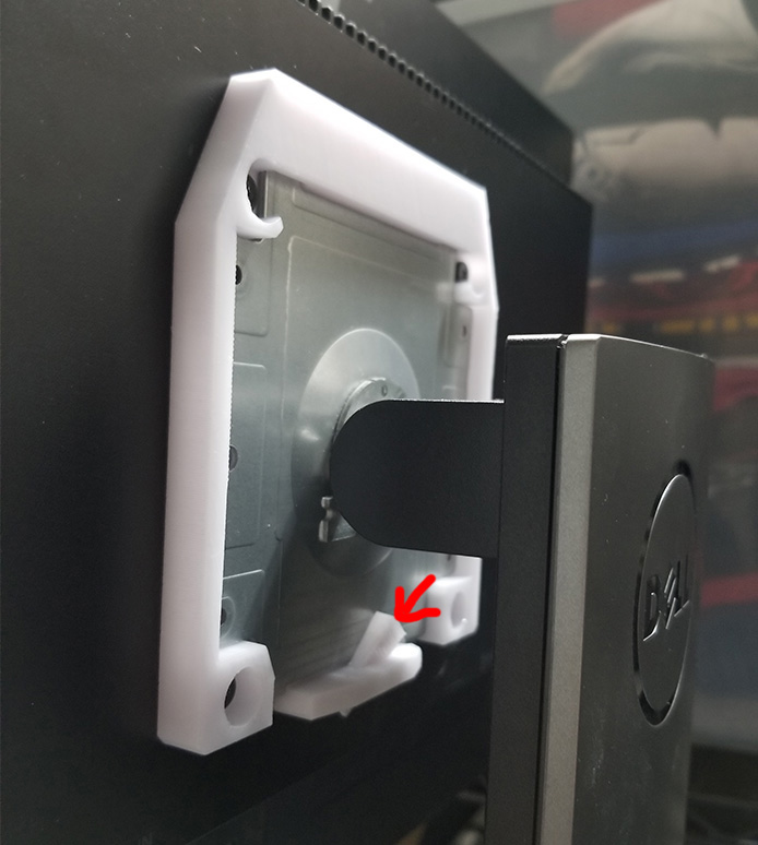 Dell P2317H Stand to VESA-100 Monitor Adapter by BaconFase | Download ...