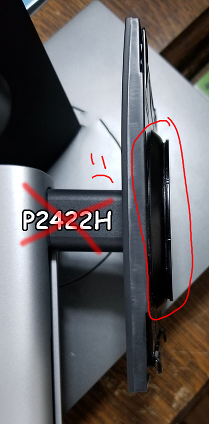 Dell P2317H Stand to VESA-100 Monitor Adapter by BaconFase | Download ...