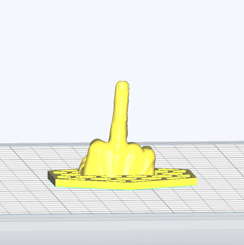 middle finger ticket spike by Roceifin | Download free STL model ...