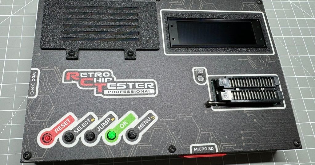Retro Chip Tester Professional (RCT) 8bit-museum custom case with ...