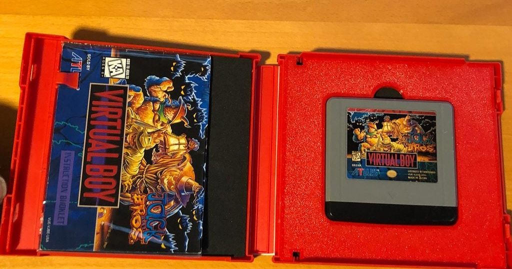 Nintendo Virtual Boy games 3D printed insert for Nintendo DS cases por ...