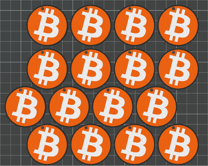 Bitcoin logo keychain by Wyprawy RC | Download free STL model ...