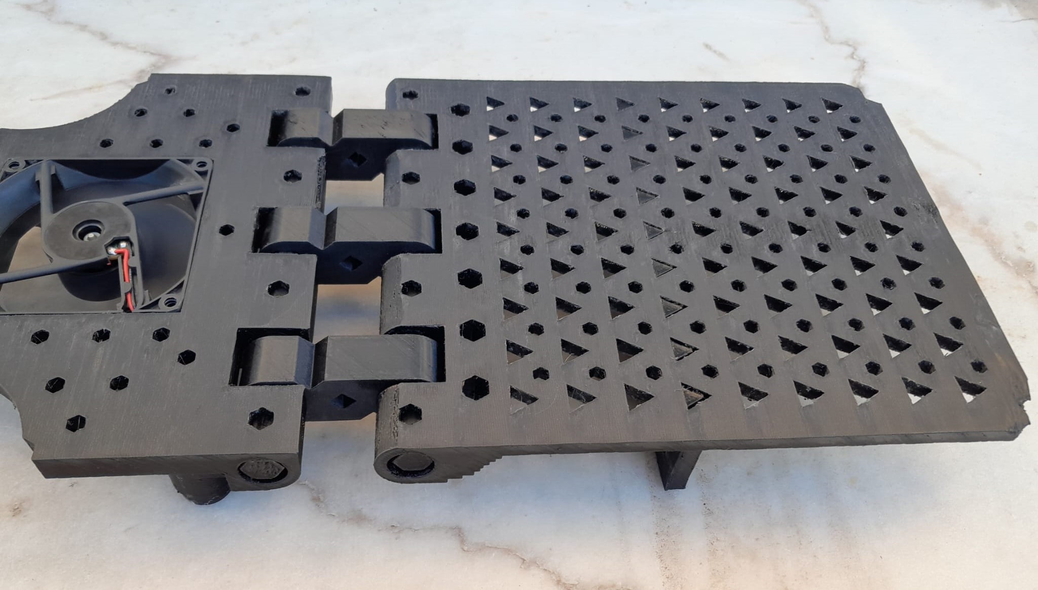 Laptop stand with cooler by J.M.C | Download free STL model ...