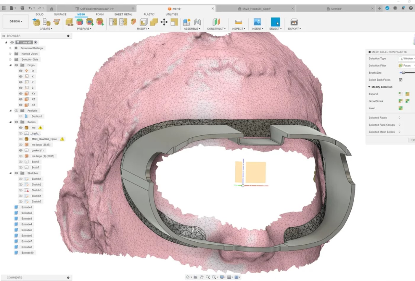 meta quest 3 gasket template by AnonymousHermit | Download free STL ...