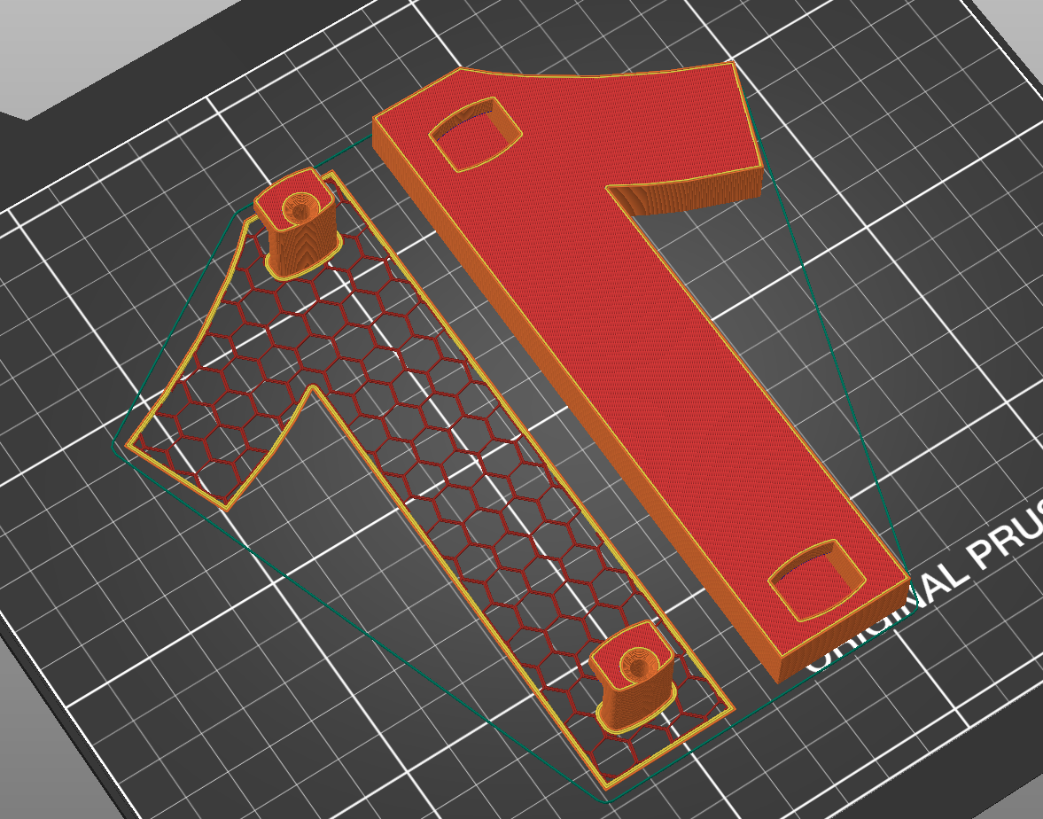 Housenumber with drilling template - Hausnummer mit Bohrschablone by ...