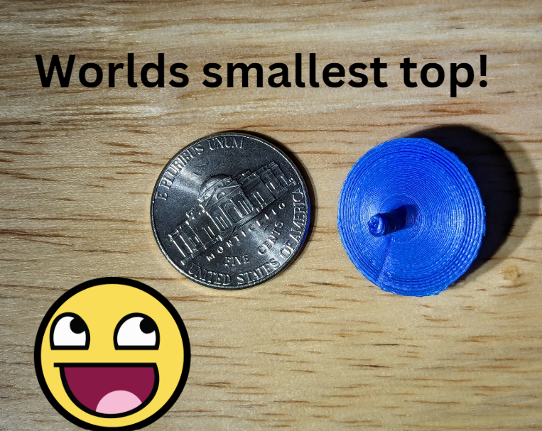 Worlds best spinning smallest top by Levi D | Download free STL model ...