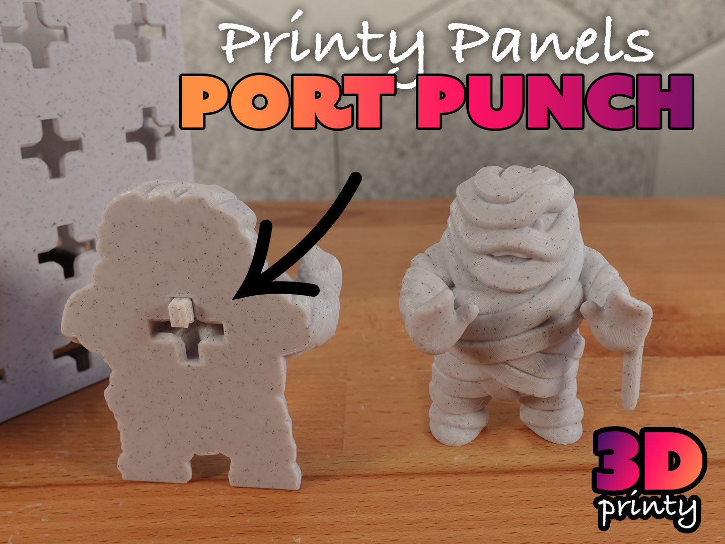 Printy Panels - Port Punch by 3D Printy | Download free STL model ...
