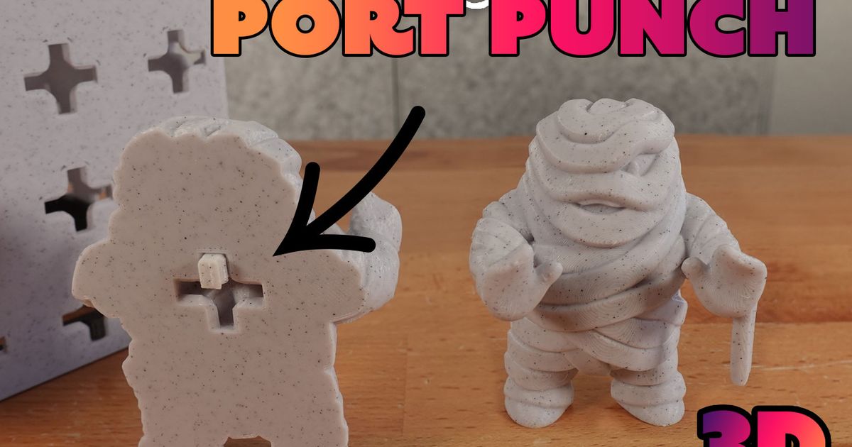 Printy Panels - Port Punch by 3D Printy | Download free STL model ...