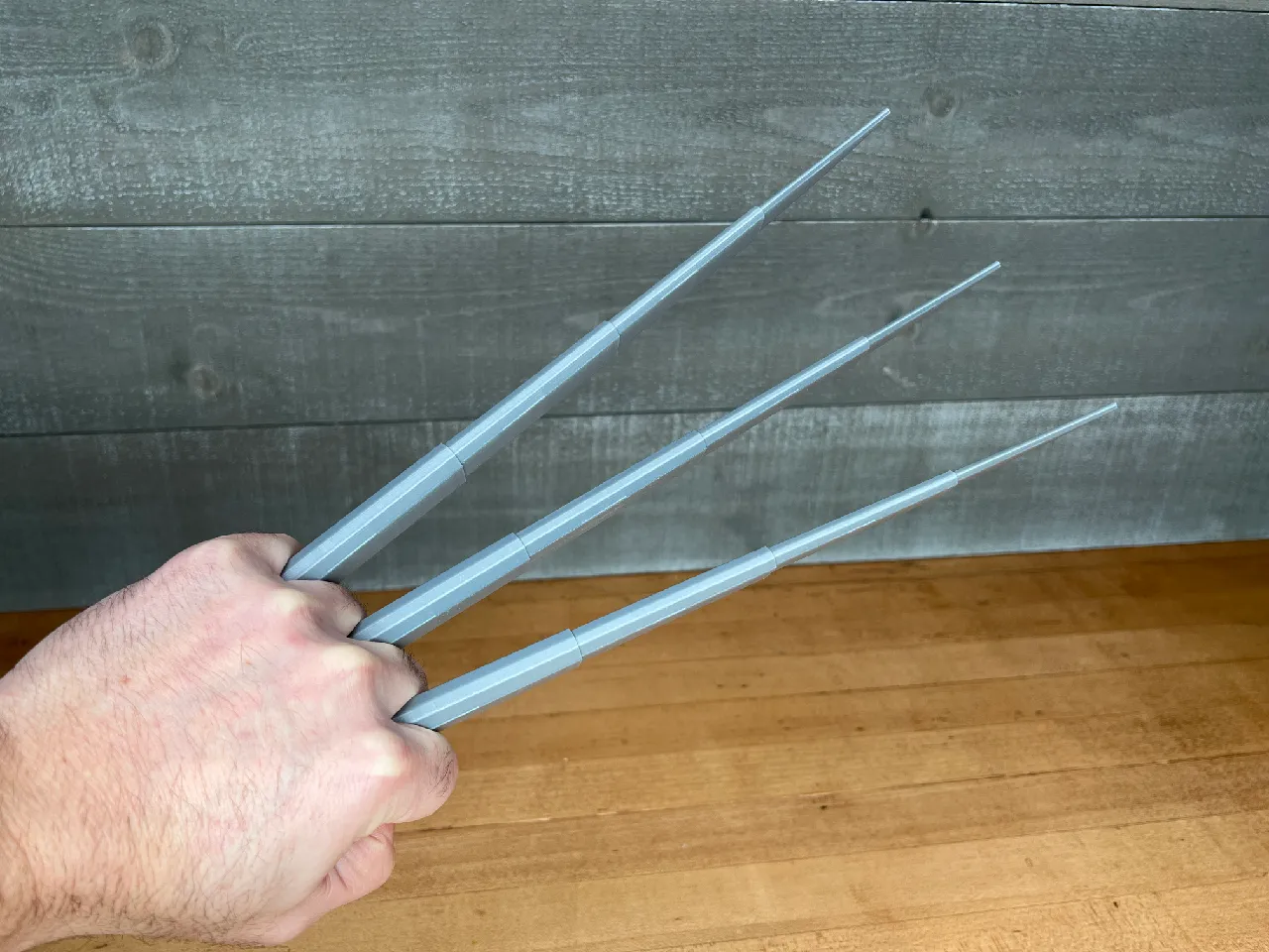 Collapsing Wolverine Claws by 3D Printing World | Download free STL ...