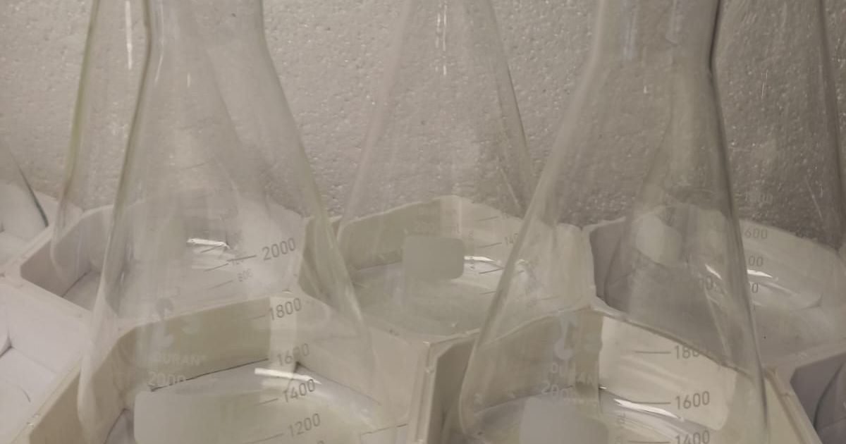 Modular honeycomb base for Erlenmeyer flasks by SPID3R | Download free ...