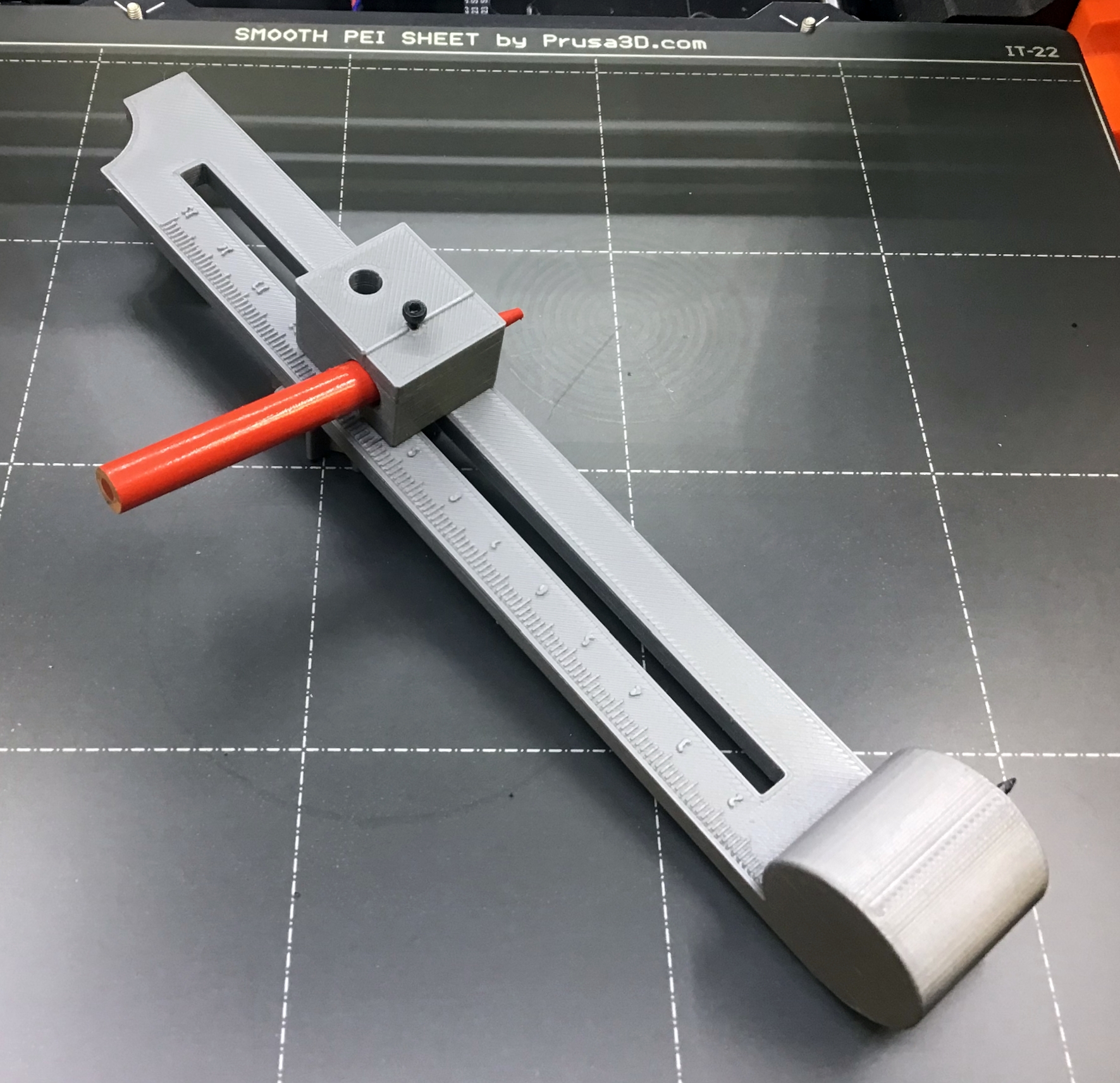 Trammel Beam Compass V2 by harbormaster | Download free STL model ...