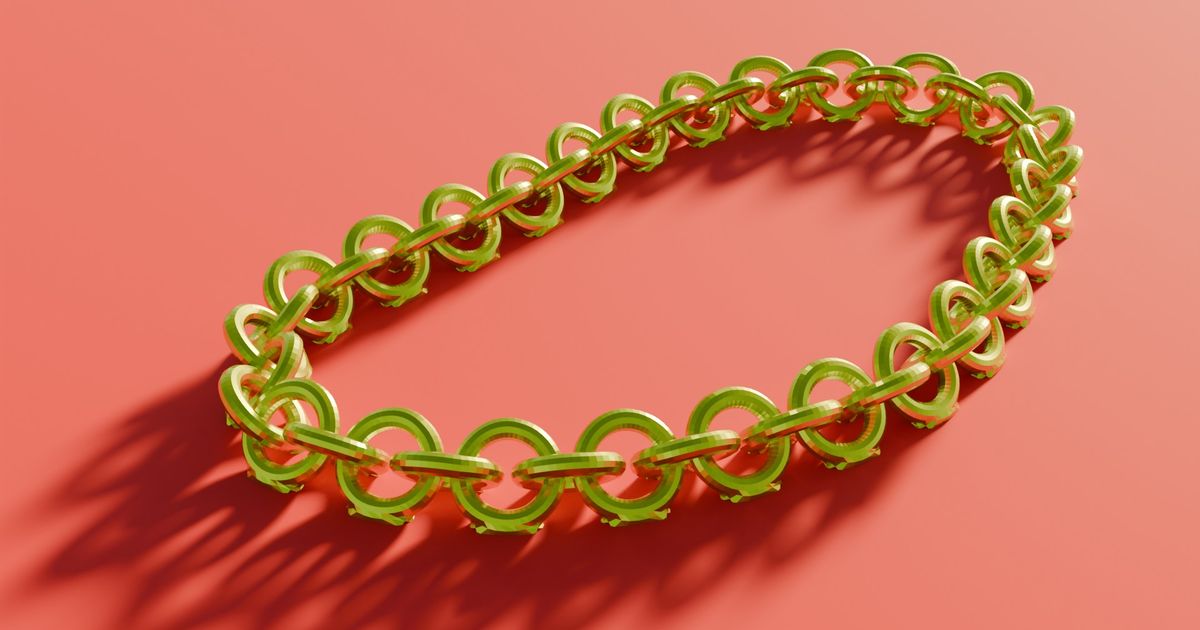 Curvy chain loop by tduerig | Download free STL model | Printables.com