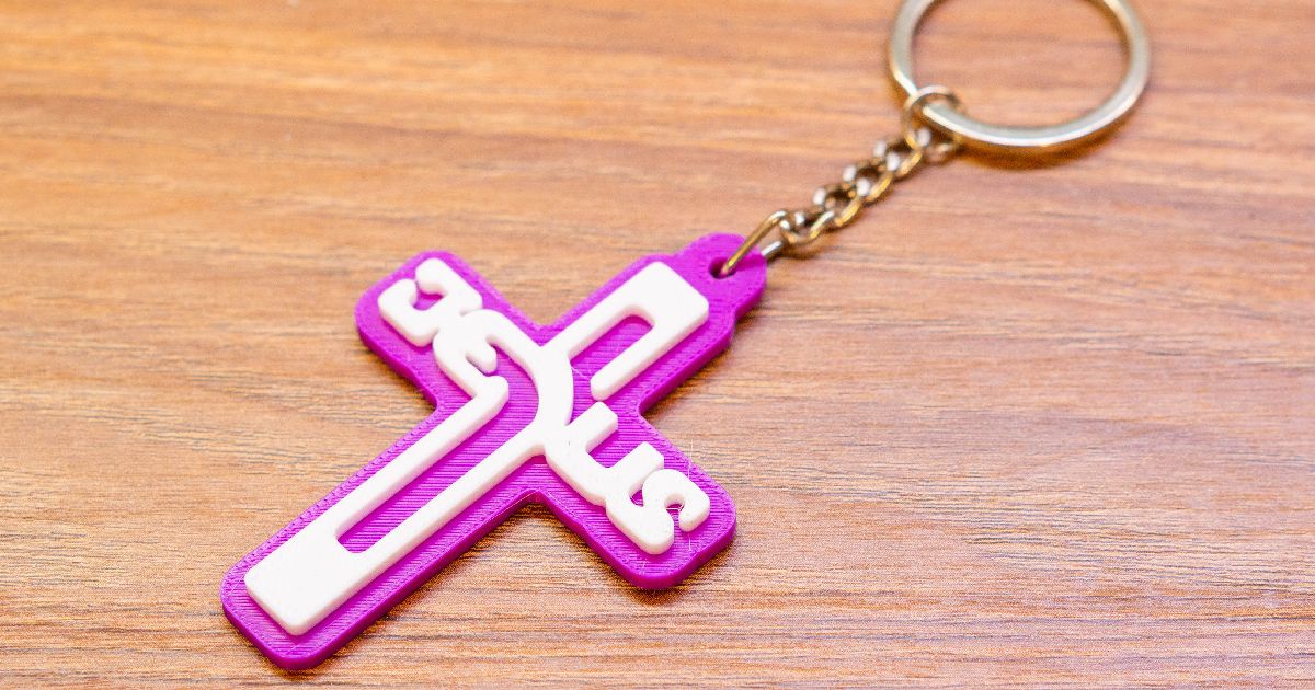JESUS FREE KEYCHAINS by FPOCREAT3D | Download free STL model ...