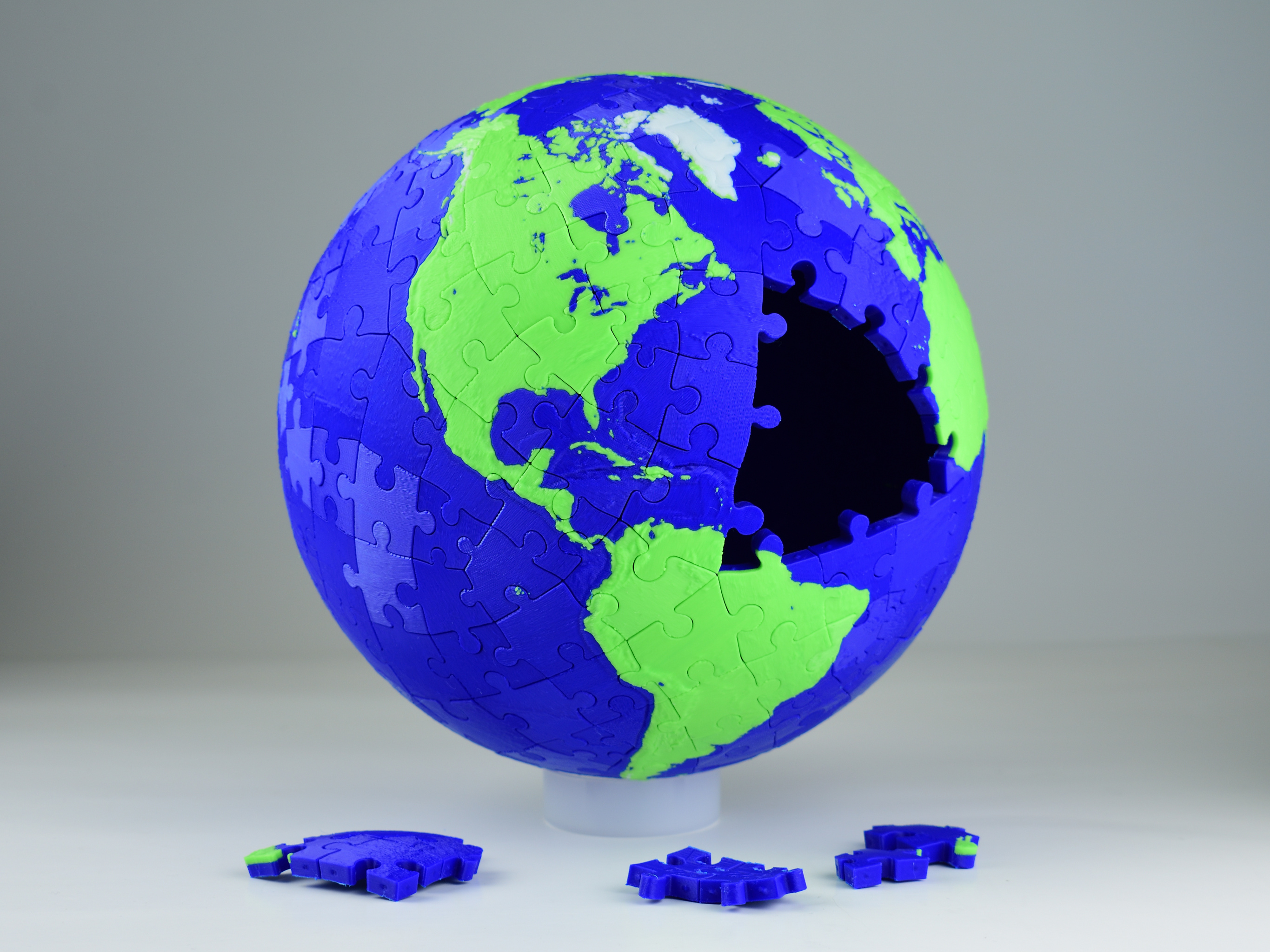 The Earth Puzzle - multicolor by fhuable | Printables Store