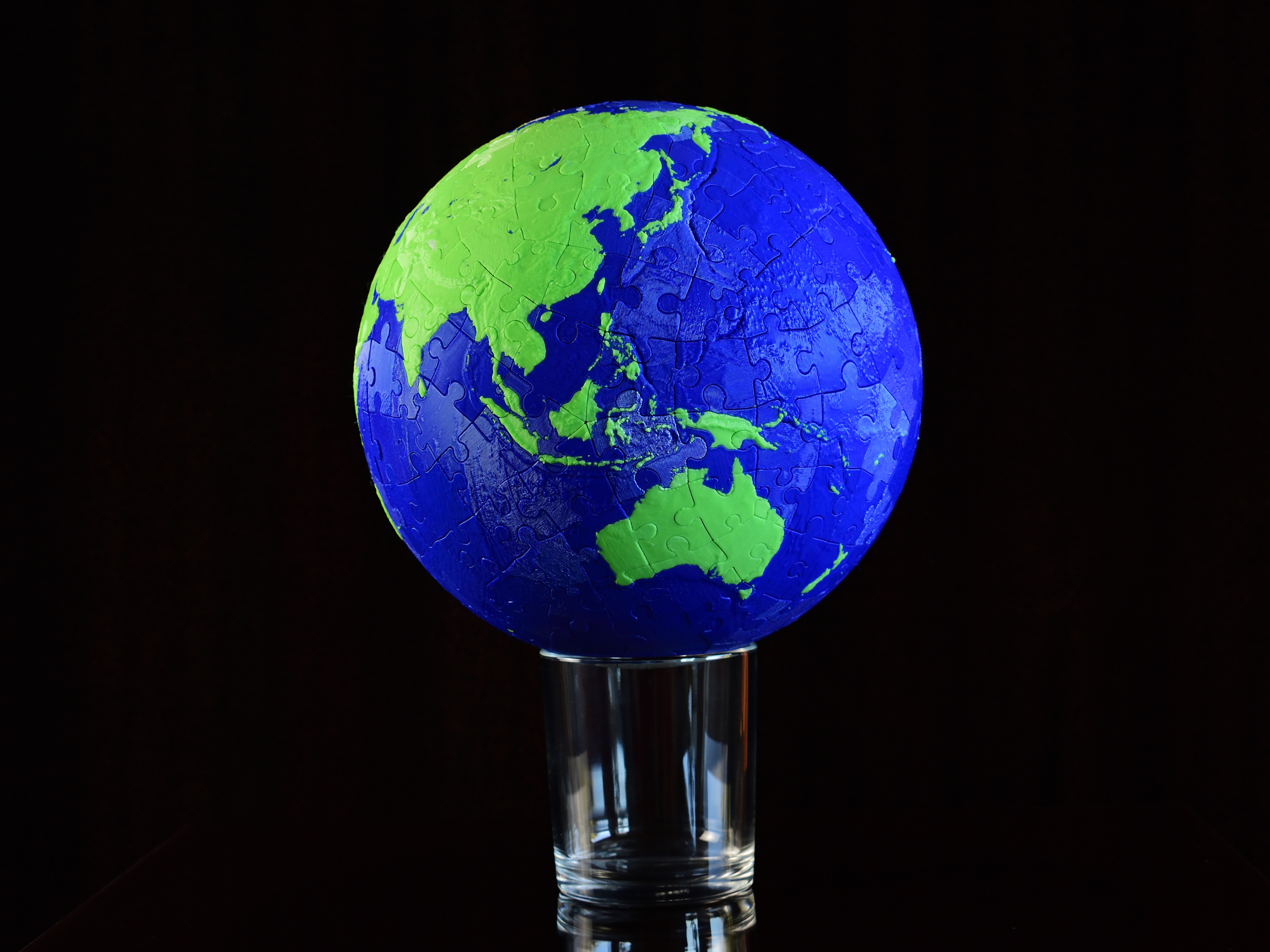 The Earth Puzzle - multicolor by fhuable | Printables Store