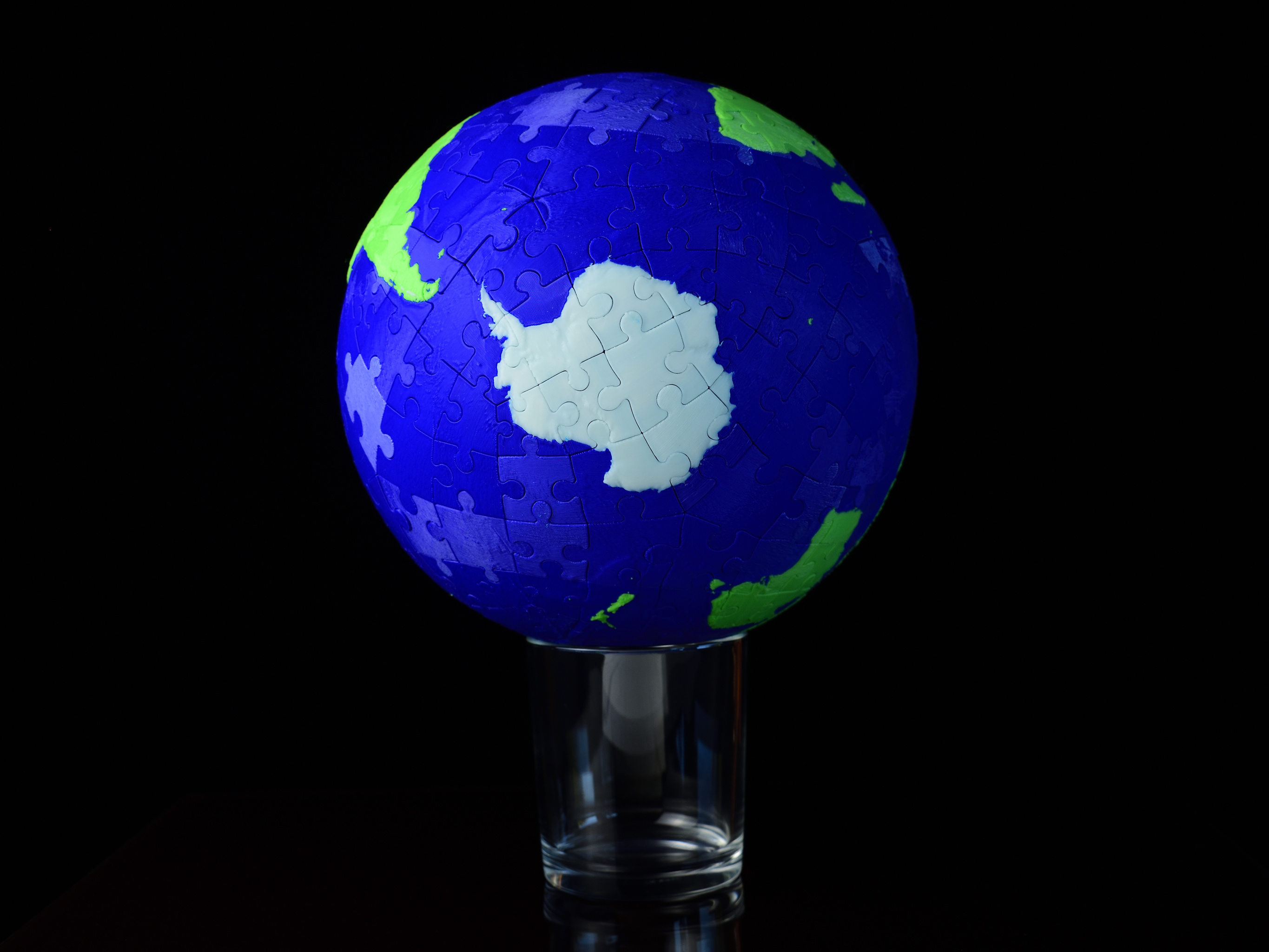 The Earth Puzzle - multicolor by fhuable | Printables Store