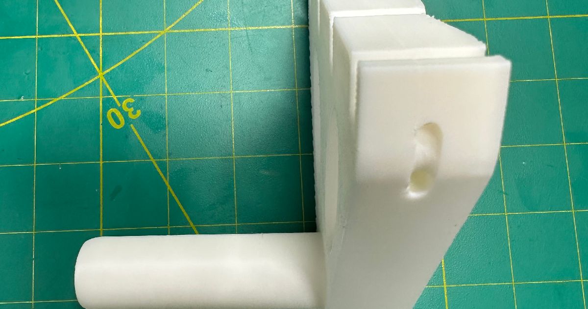 Wire Shelf Paper Roll Holder with Rod's by UoAoE3D | Download free STL ...