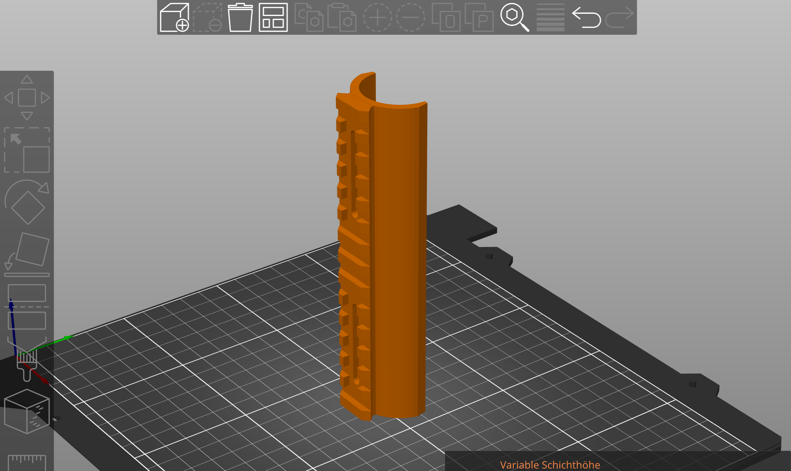Pic rail for airrifle by VISSTICK | Download free STL model ...