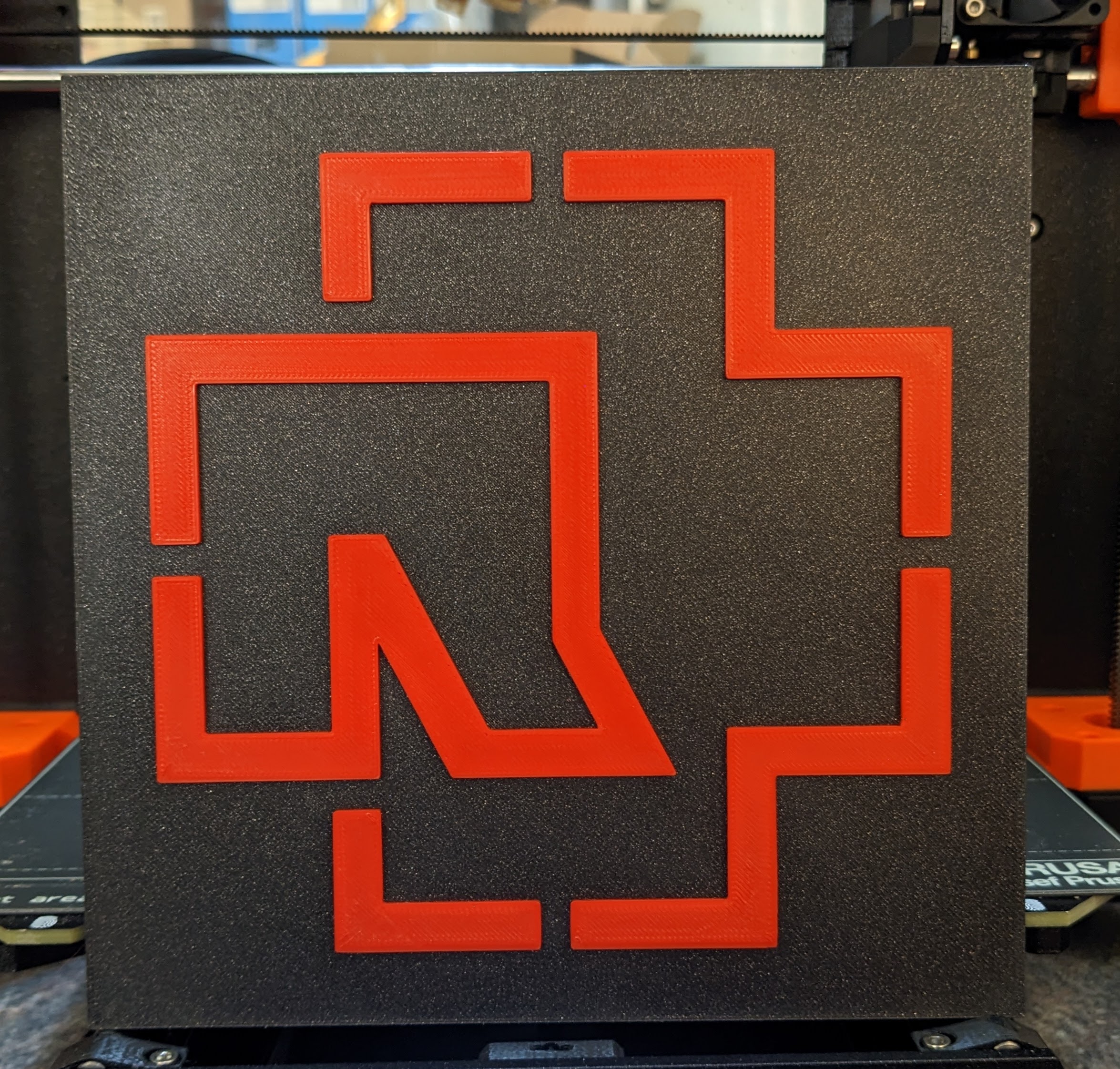 Rammstein Logo by Hagen Naturstein | Download free STL model ...