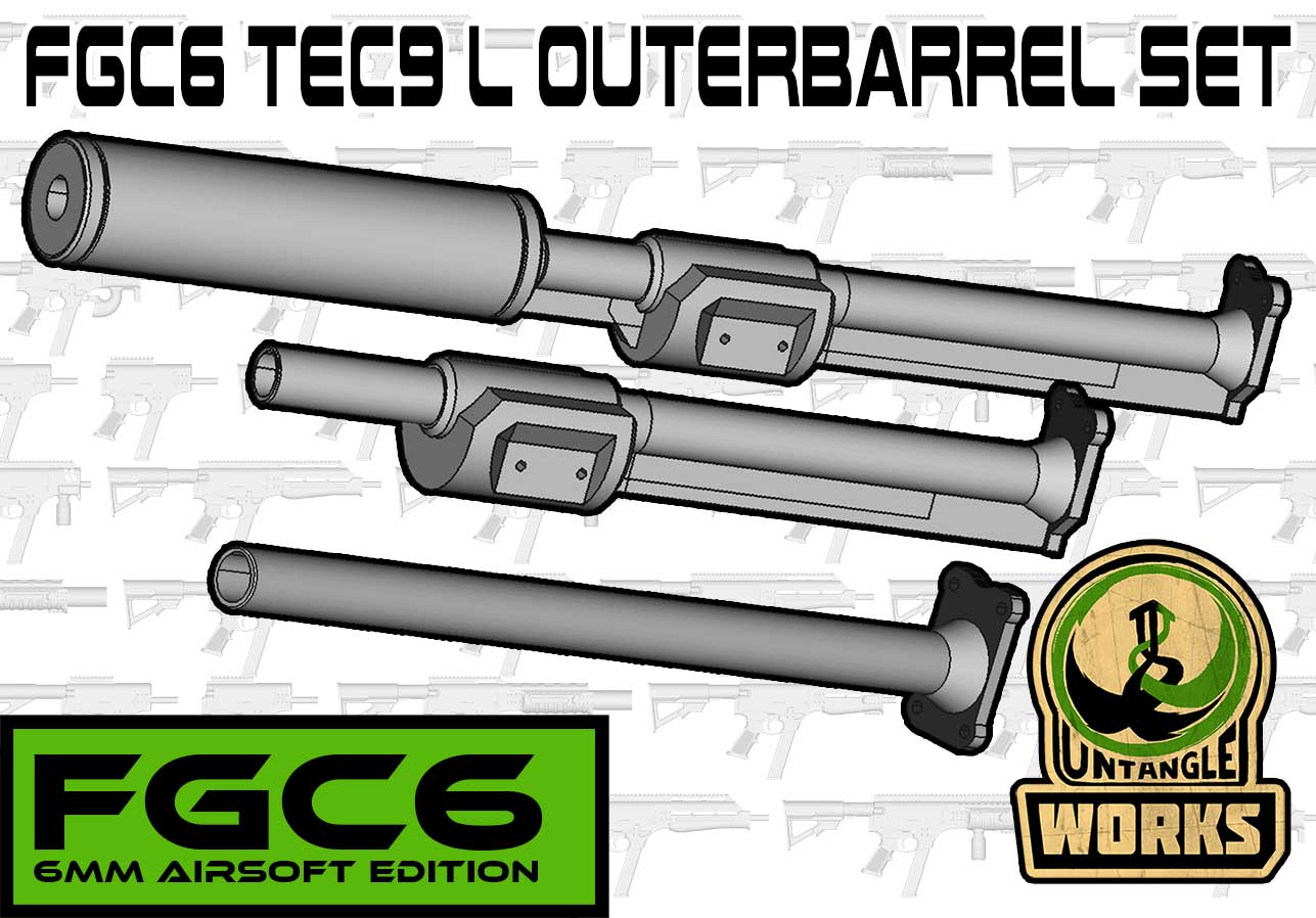 FGC-6 S AF H: TEC9 M and L MKII MKIISD outer barrel and suppressor set ...