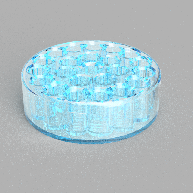 Laboratory test tube stand by Nikita Frog | Download free STL model ...