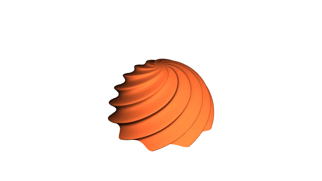 Spiral Sphere Container by IKA Meister | Download free STL model ...