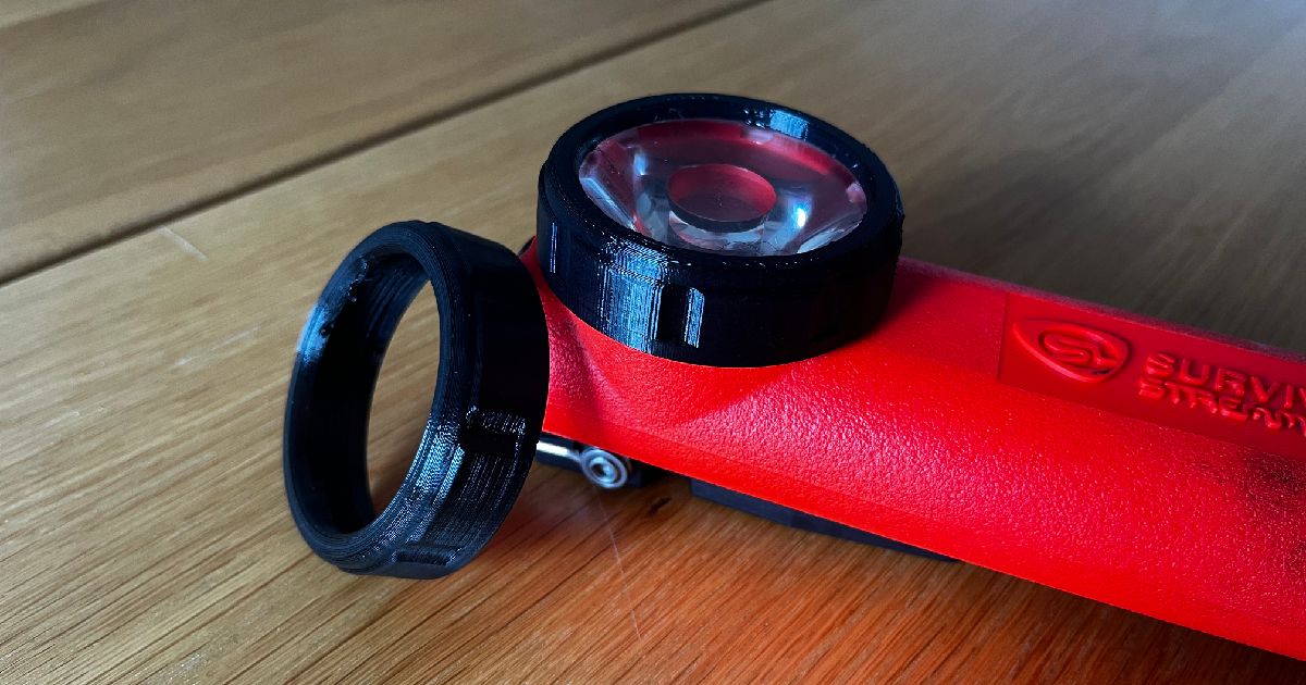 Streamlight survivor replacement lens bezel by Tim Fechner | Download ...