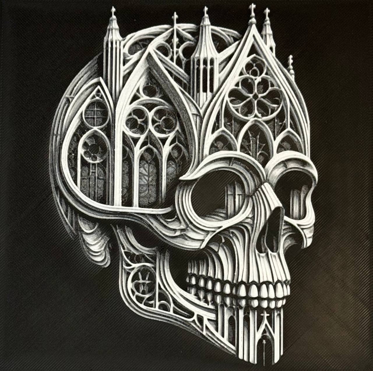 Gothic Skull Building by Don Matis | Download free STL model | Printables.com