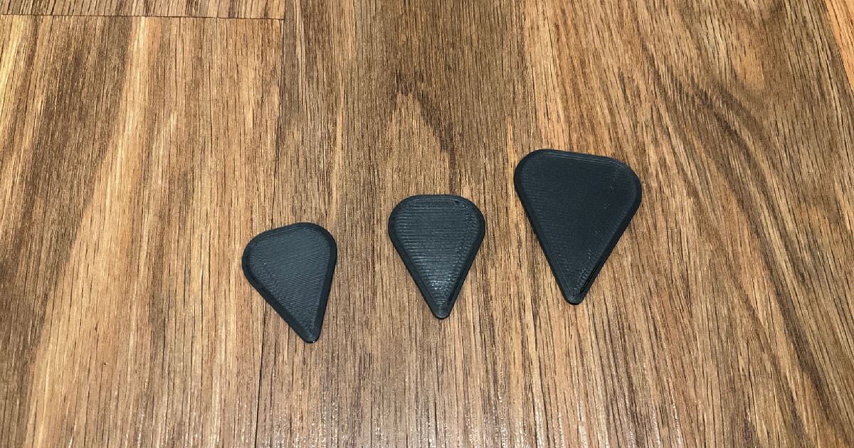 guitar pick sizes small, medium, and large. by Austin .H | Download ...