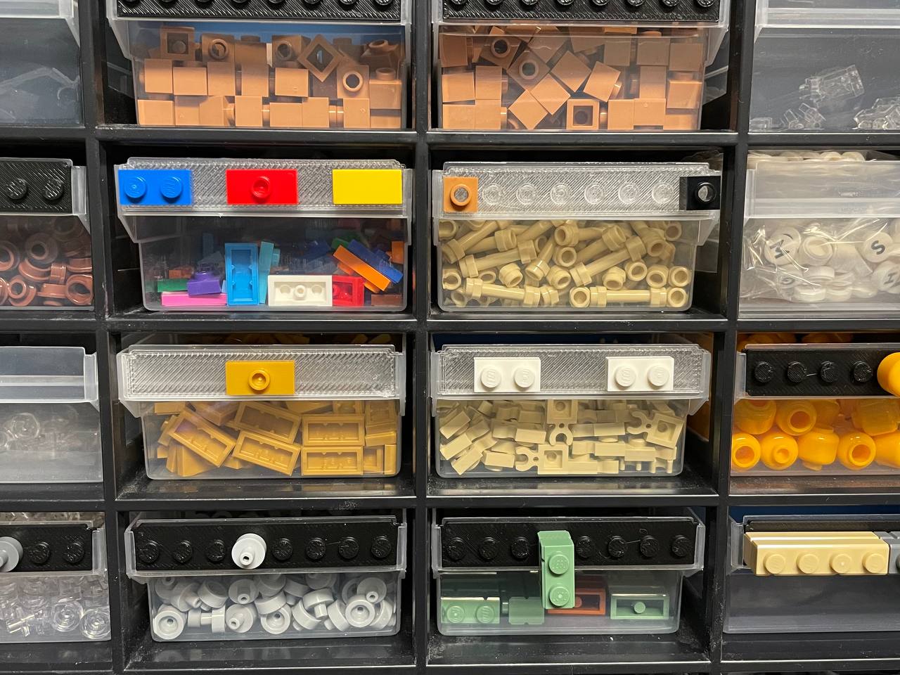 LEGO label insert for Aldi/Lidl drawer storage organizer by Abd El ...