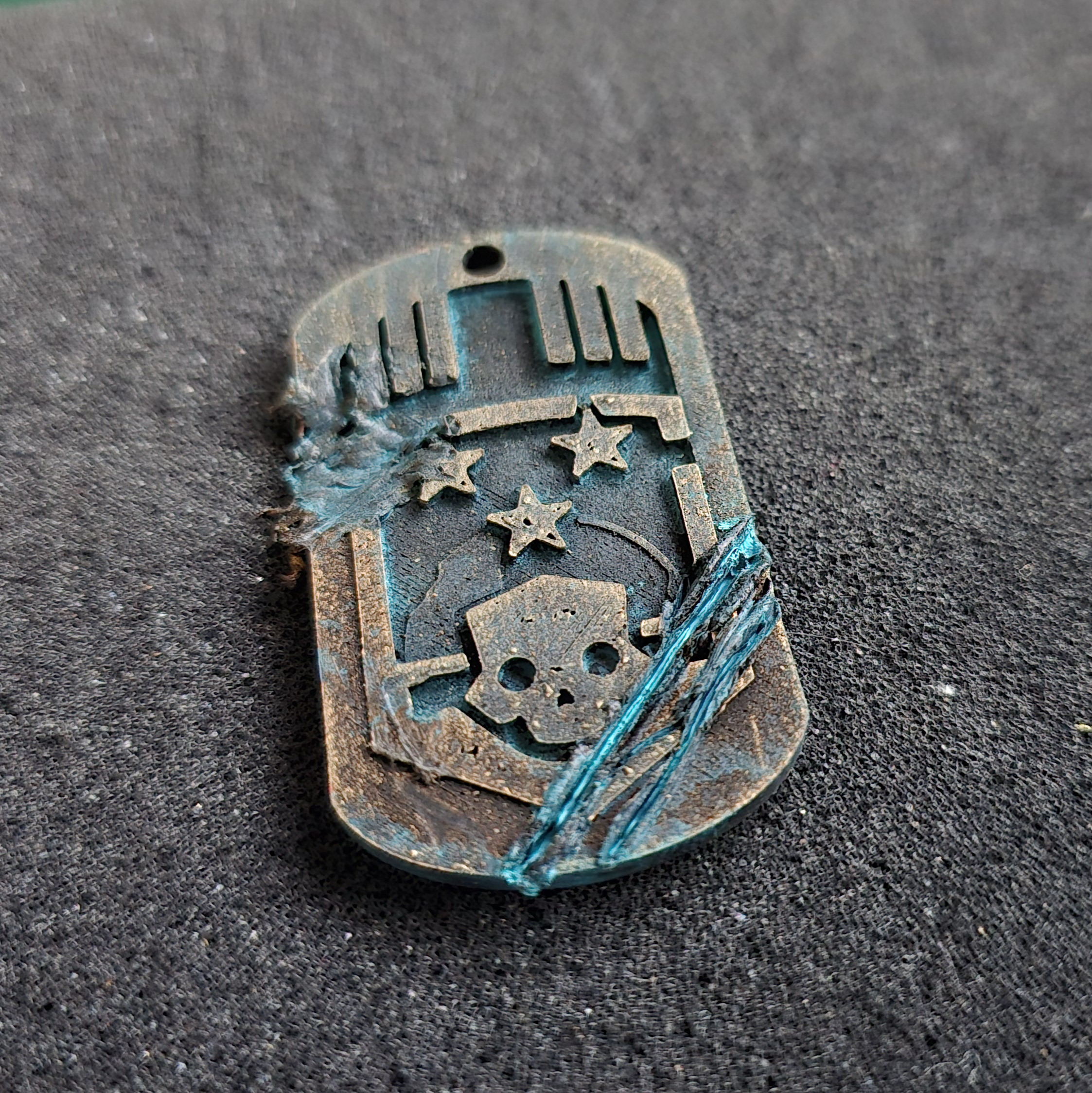 Helldivers "Hell Commander" Dogtag by Merse | Download free STL model ...