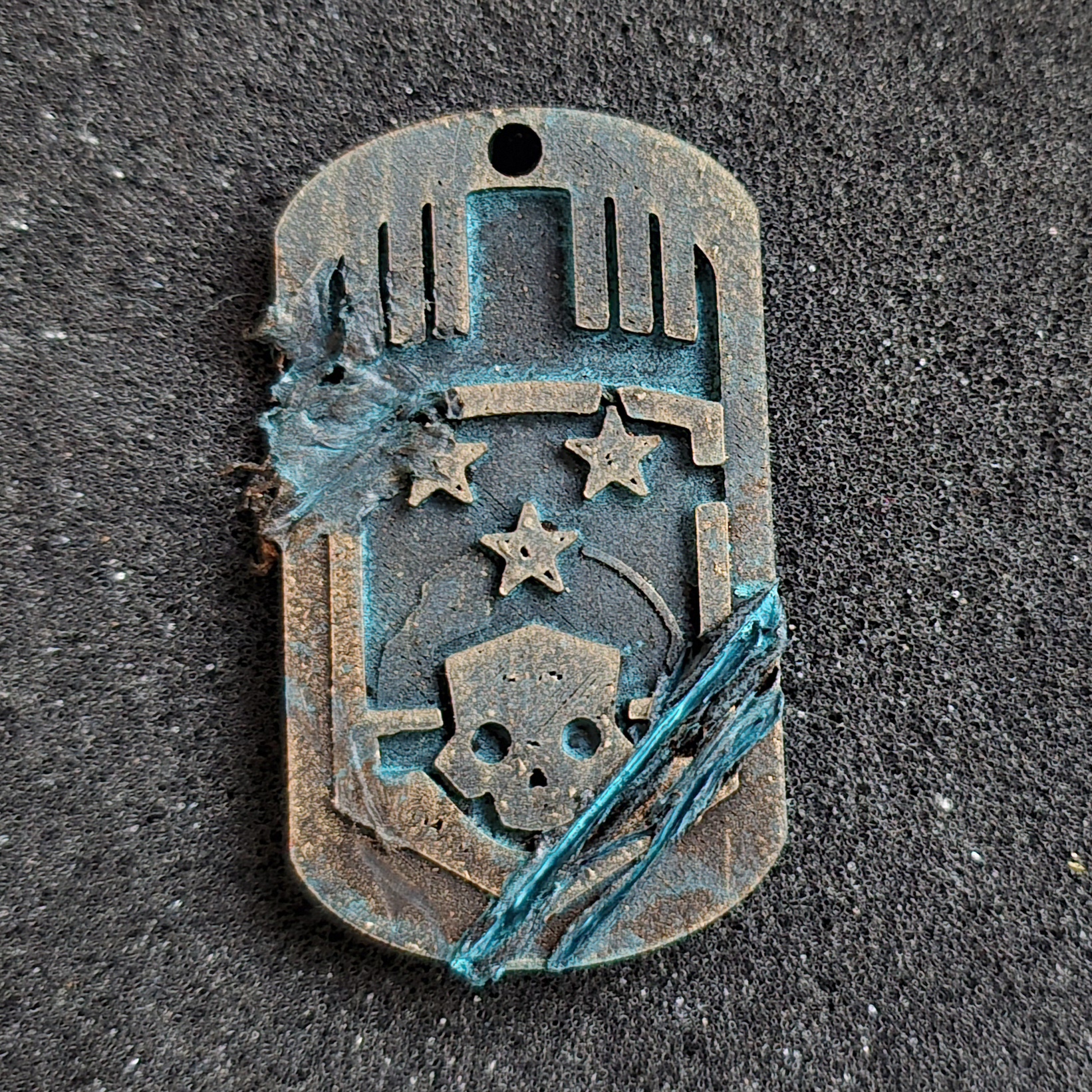 Helldivers "Hell Commander" Dogtag by Merse | Download free STL model ...